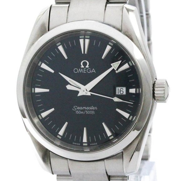 Omega | Accessories | Polished Omega Seamaster Aqua Terra Steel Quartz ...